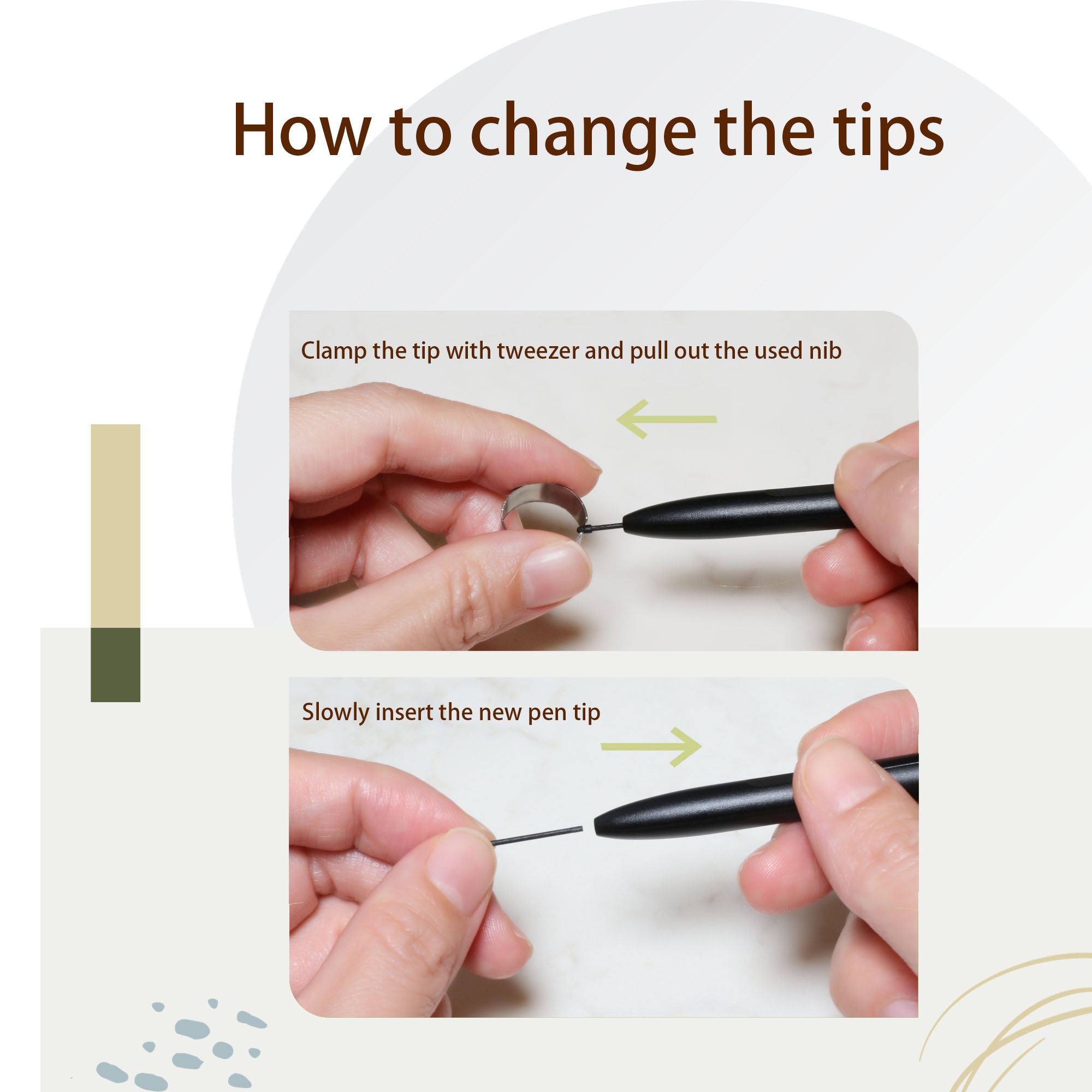 Pen-tip Set for Remarkable 1&2 Marker Pen/Kindle Scribe/LAZARITE LuxoS